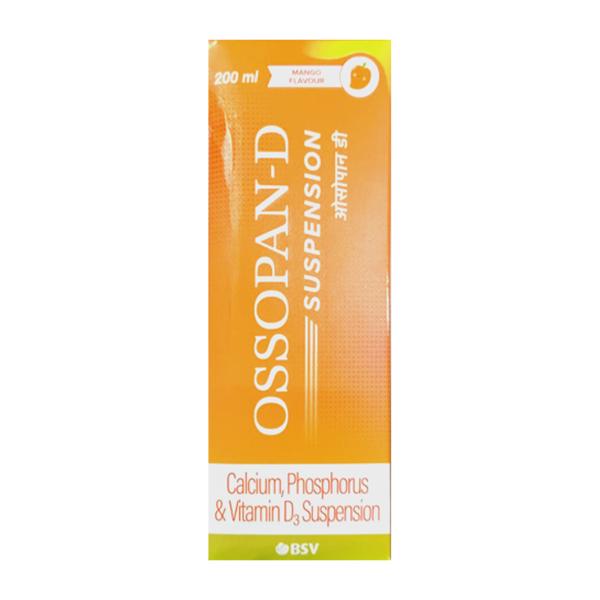 Buy OSSOPAN D MANGO FLAVOUR Suspension 200ml Online | Netmeds