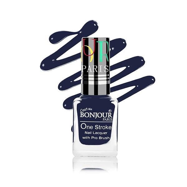Buy Bonjour Paris Coat Me Satin Matte Nail Polish - Blue Mood 9 ml ...