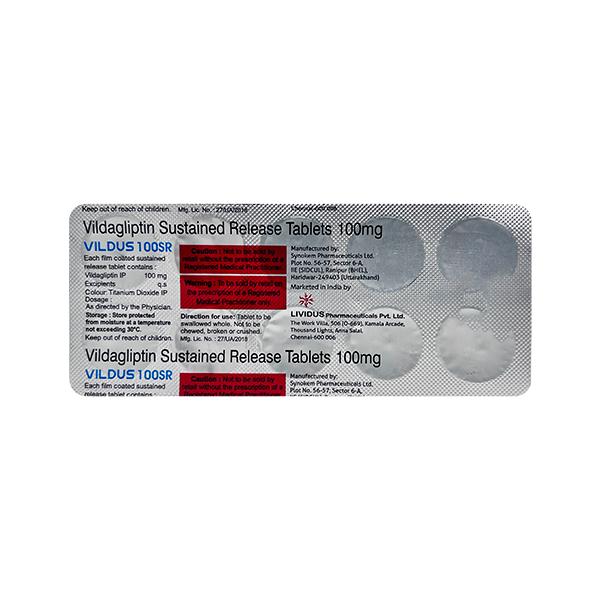 VILDUS SR 100 Tablet 10's