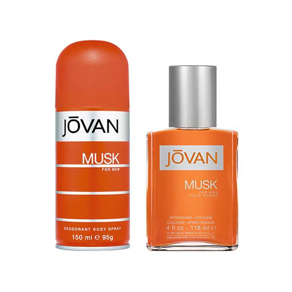Buy Jovan Musk Body Spray 150ml + After Shave 118ml Set 1's Online at ...