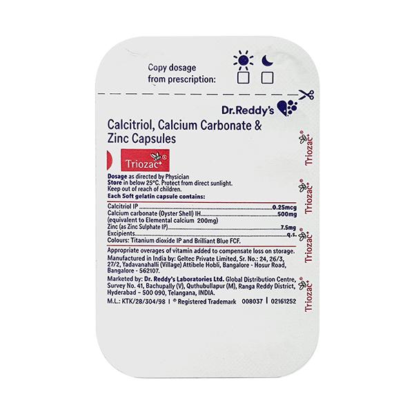 Buy Triozac + Capsule 10'S Online at Upto 25% OFF | Netmeds