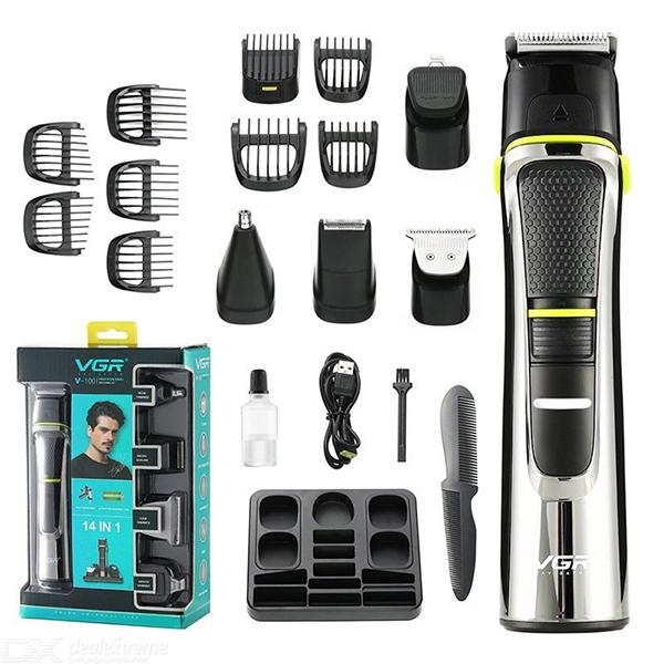 Buy VGR V-100 Trimmer 60 min Runtime 9 Length Settings (Black) 1's ...