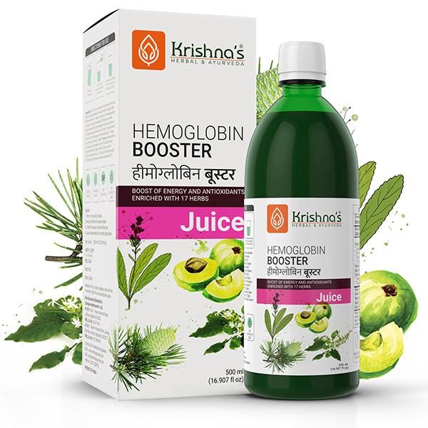 Buy Krishna's Herbal & Ayurveda Hemoglobin Booster Tonic 500 ml Online ...