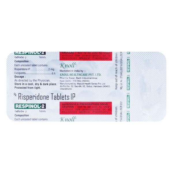 Buy RESPINOL 2mg Tablet 10's Online at Upto 25% OFF | Netmeds