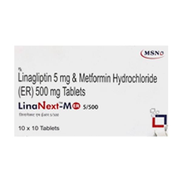 Buy LINANEXT M ER 5/500 Tablet 10's Online at Upto 25% OFF | Netmeds