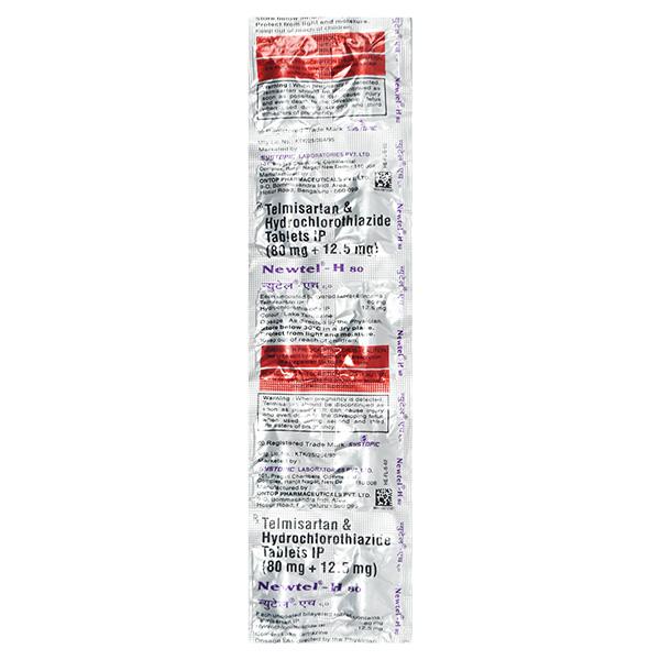 Newtel H 80mg Tablet 10'S : Price, Uses, Side Effects | Netmeds