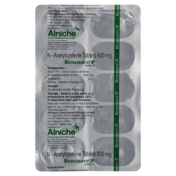 Renosave P Tablet 10'S Price, Uses, Side effects, Substitutes | Netmeds