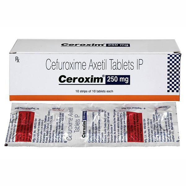 Ceroxim 250mg Tablet 10'S : Price, Uses, Side Effects | Netmeds