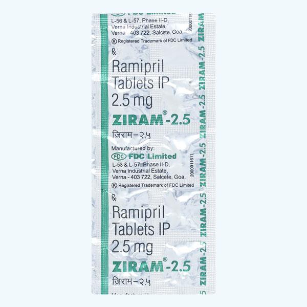 Ziram 2.5mg Tablet 10'S : Price, Uses, Side Effects | Netmeds