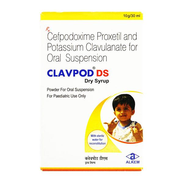 Clavpod DS Dry Syrup 30ml : Price, Uses, Side Effects | Netmeds