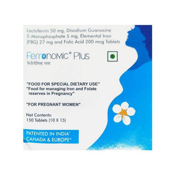 Buy FERRONOMIC PLUS Tablet 15's Online at Upto 25% OFF | Netmeds