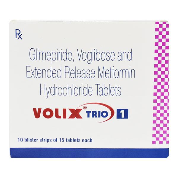 VOLIX TRIO 1 Tablet 15's Price, Uses, Side effects, Substitutes | Netmeds