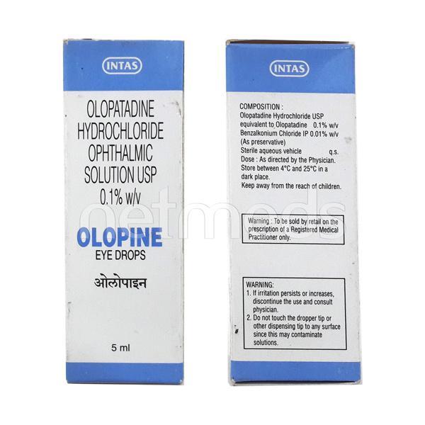 Olopine Eye Drops 5ml Price, Uses, Side effects, Substitutes | Netmeds