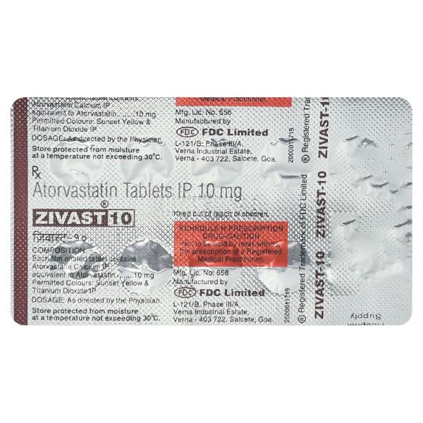 Buy Zivast 10mg Tablet 10'S Online at Upto 25% OFF | Netmeds