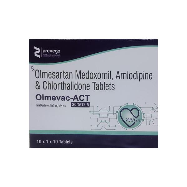 OLMEVAC ACT Tablet 10's : Price, Uses, Side Effects | Netmeds
