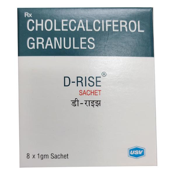 D Rise Sachet 1gm - Price, Uses, Side Effects | Netmeds