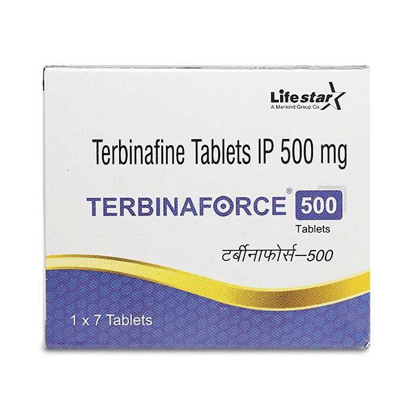 Terbinaforce 500mg Tablet 7'S Price, Uses, Side effects, Substitutes ...
