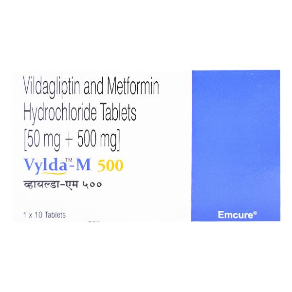 VYLDA M 500mg Tablet 10's Price, Uses, Side effects, Substitutes | Netmeds