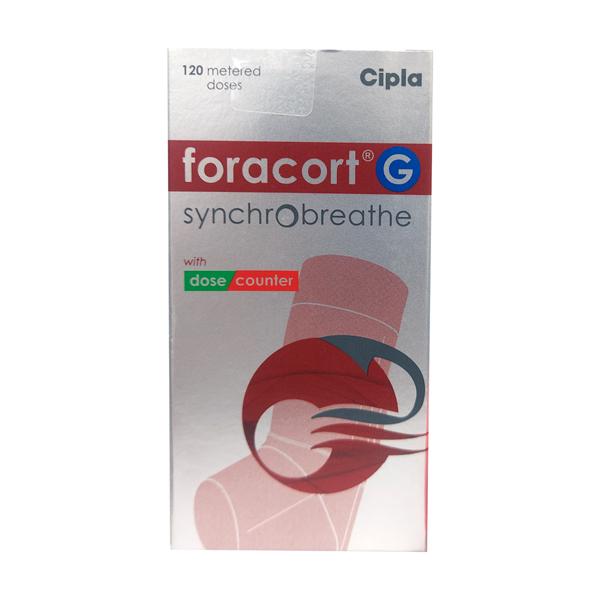 FORACORT G SYNCHROBREATHE WITH DOSE COUNTER 120md Inhaler 7.2g Price ...