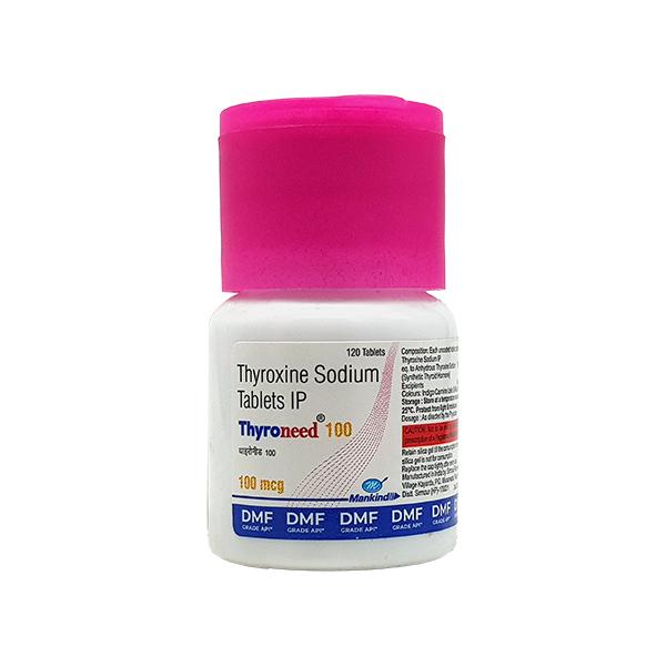 Buy THYRONEED 100 Tablet 120's Online at Upto 20% OFF | Netmeds