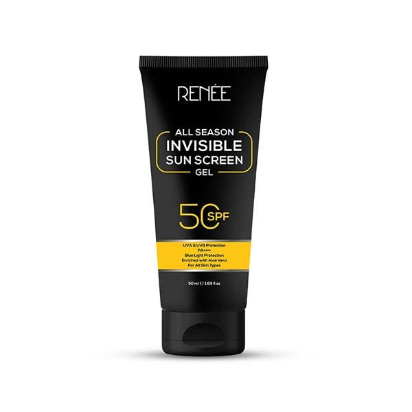 Buy Renee All Season Invisible Sunscreen Gel SPF 50 50 ml Online at ...