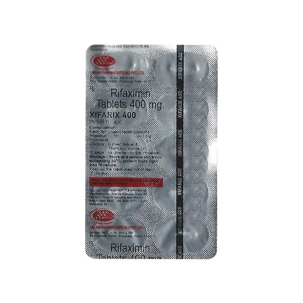 XIFARIX 400 Tablet 10's Price, Uses, Side effects, Substitutes | Netmeds