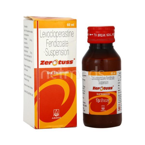 Zerotuss Suspension 60ml : Uses, Side Effects, Price | Netmeds