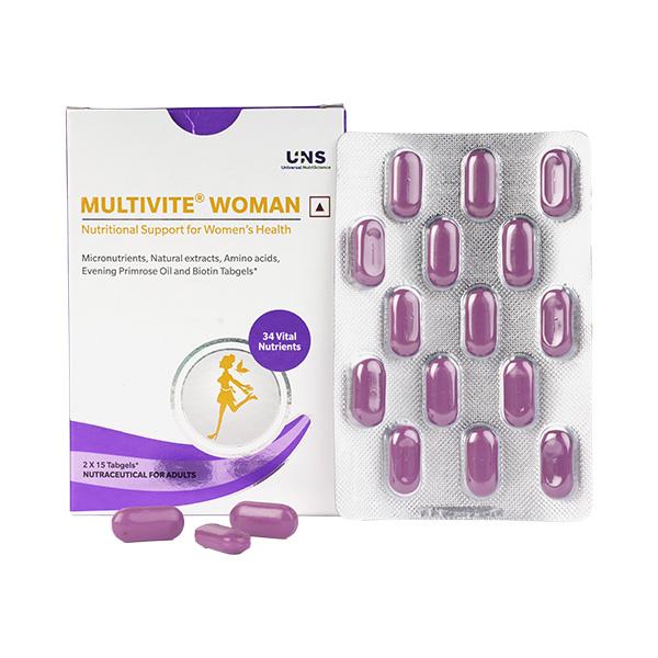Multivite Woman Tabgels 15's - Women's Multivitamin Supplement | Netmeds