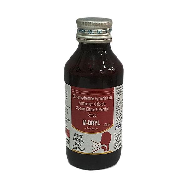 Buy M DRYL Syrup 100ml Online at Upto 25% OFF | Netmeds