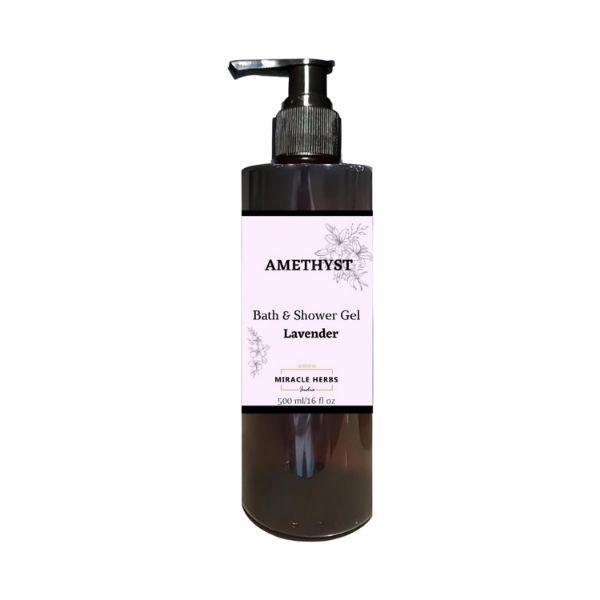 Buy Miracle Herbs AMETHYST Bath & Shower Gel Lavender 500 ml Online at ...
