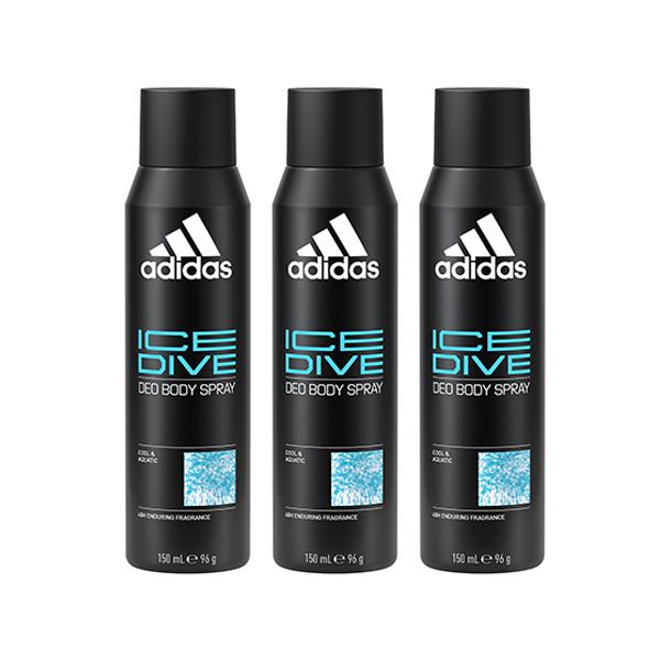 Buy Adidas Ice Deodorant Set 150ml 3's Online at Discounted Price | Netmeds