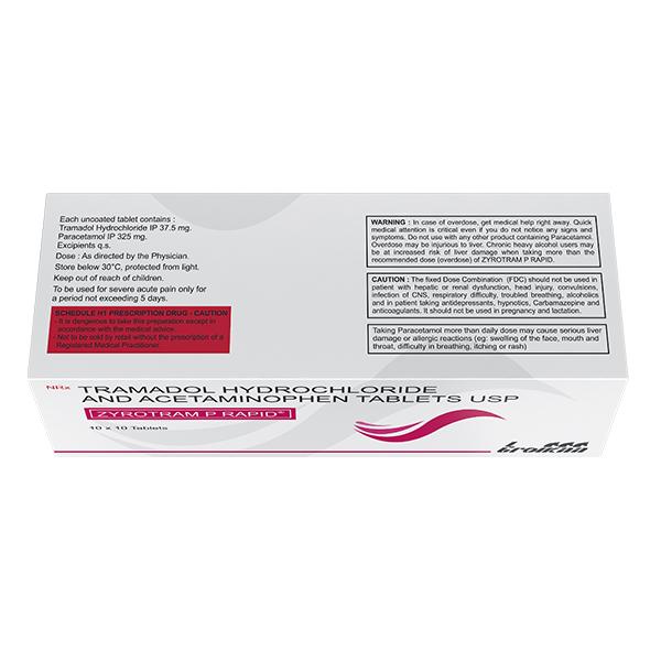 Zyrotram P Rapid Tablet 10'S - Price, Uses, Side Effects, and ...