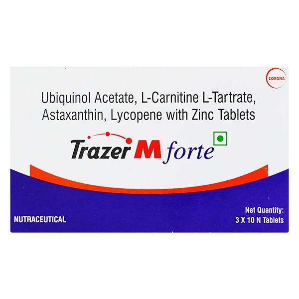 TRAZER M FORTE Tablet 10's Price, Uses, Side effects, Substitutes | Netmeds