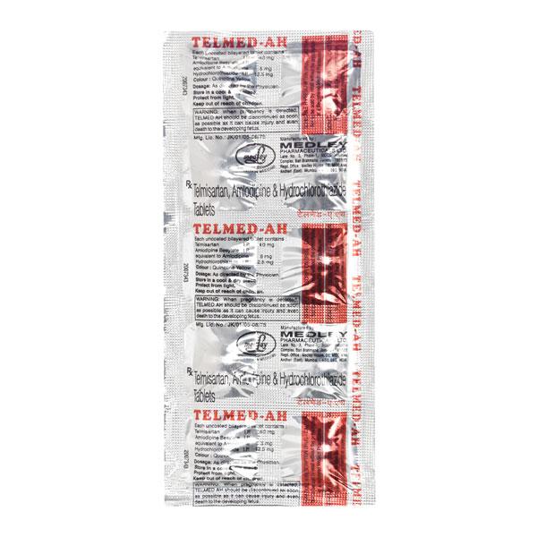 Telmed AH 40mg Tablet 10'S : Price, Uses, Side Effects | Netmeds