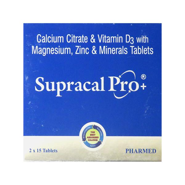 Supracal Pro + Tablet 15'S : Price, Uses, Side Effects | Netmeds