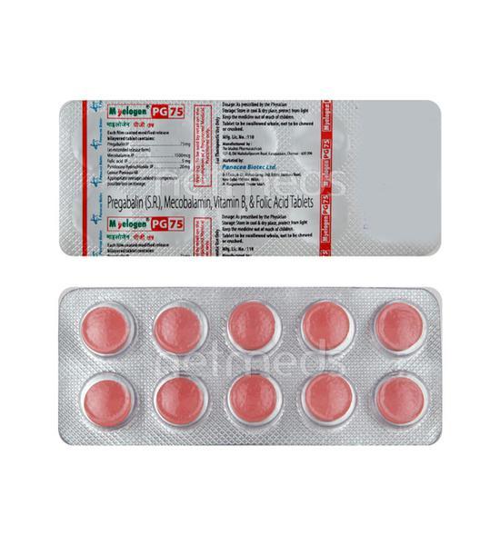 Myelogen PG 75mg Tablet 10'S Price, Uses, Side effects, Substitutes ...