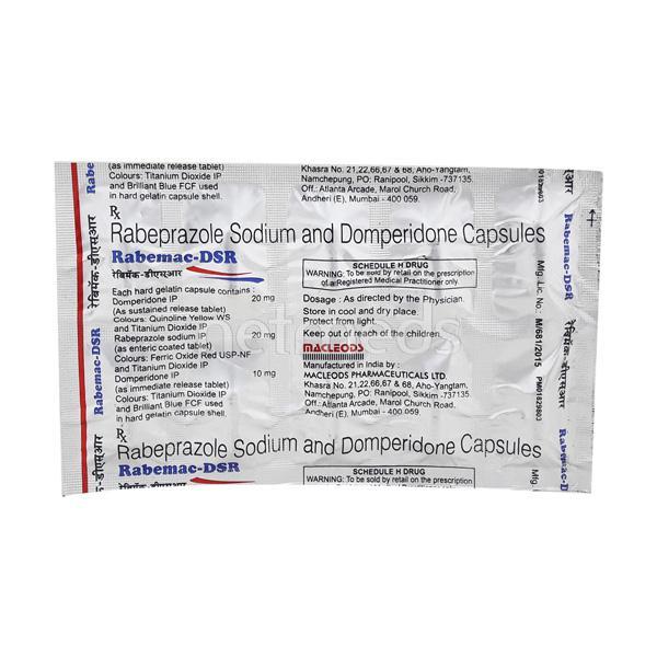 Rabemac DSR Capsule 10'S Price, Uses, Side effects, Substitutes | Netmeds