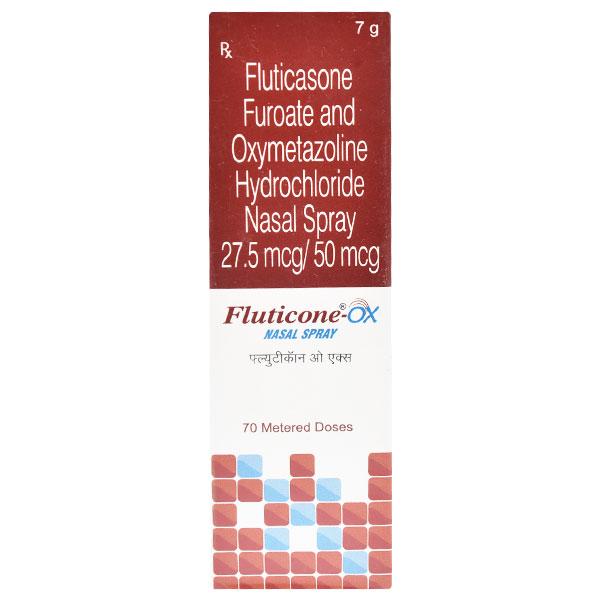 FLUTICONE OX Nasal Spray 7gm - Price, Uses, Side Effects | Netmeds
