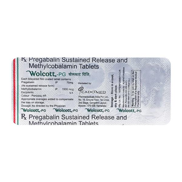 WOLCOTT PG Tablet 10's Price, Uses, Side effects, Substitutes | Netmeds