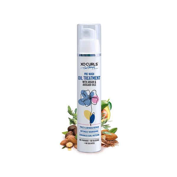 Buy Xo Curls Pre-Wash Oil Treatment For Intense Hydration, Contains A ...