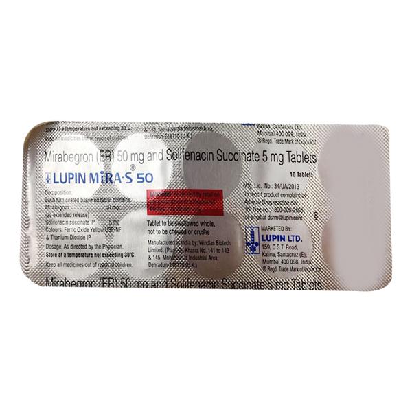 Buy MIRA S 50 Tablet 10's Online at Upto 25% OFF | Netmeds