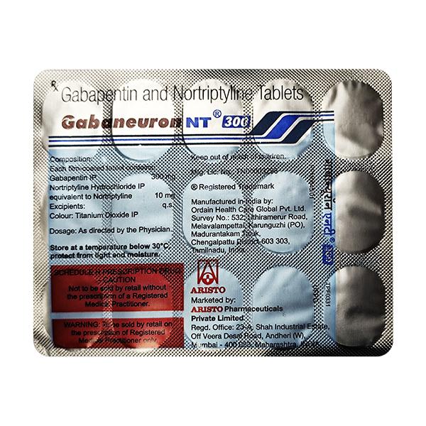 GABANEURON NT 300 Tablet 15's
