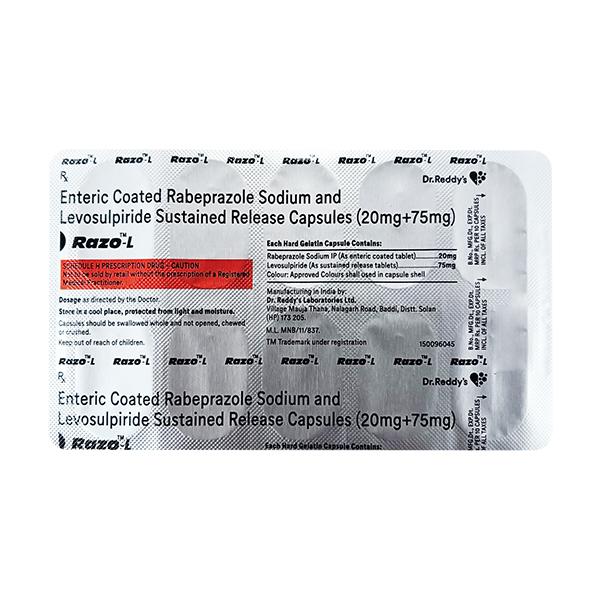 RAZOL 20mg Tablet 10's