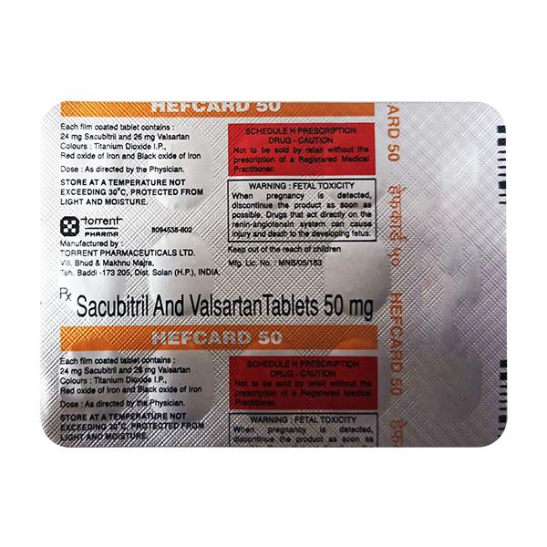 Buy HEFCARD 50 Tablet 14's Online at Upto 25% OFF | Netmeds