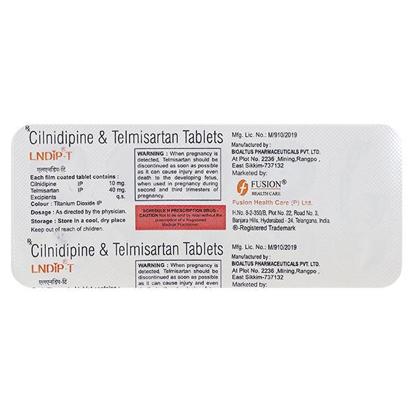 Lndip T Tablet 10's : Price, Uses, Side Effects | Netmeds