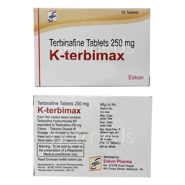 K Terbimax 250mg Tablet 10'S Price, Uses, Side effects, Substitutes ...