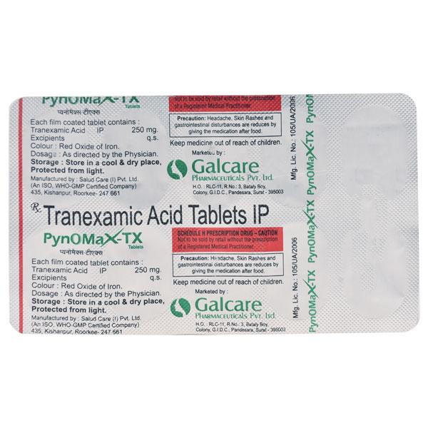PYNOMAX TX Tablet 10's Price, Uses, Side effects, Substitutes | Netmeds