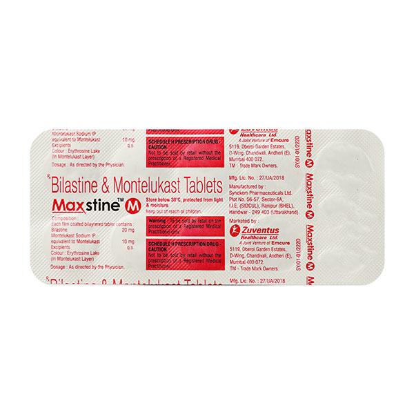 MAXSTINE M Tablet 10's Price, Uses, Side effects, Substitutes | Netmeds