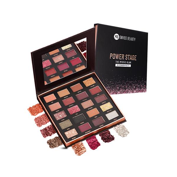 Buy Swiss Beauty Power Stage Eyeshadow Palette Shade- Mystic Glam 25 gm ...