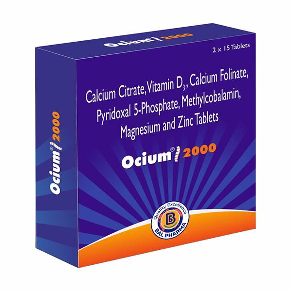 Ocium 2000 Tablet 15's Price, Uses, Side effects | Netmeds